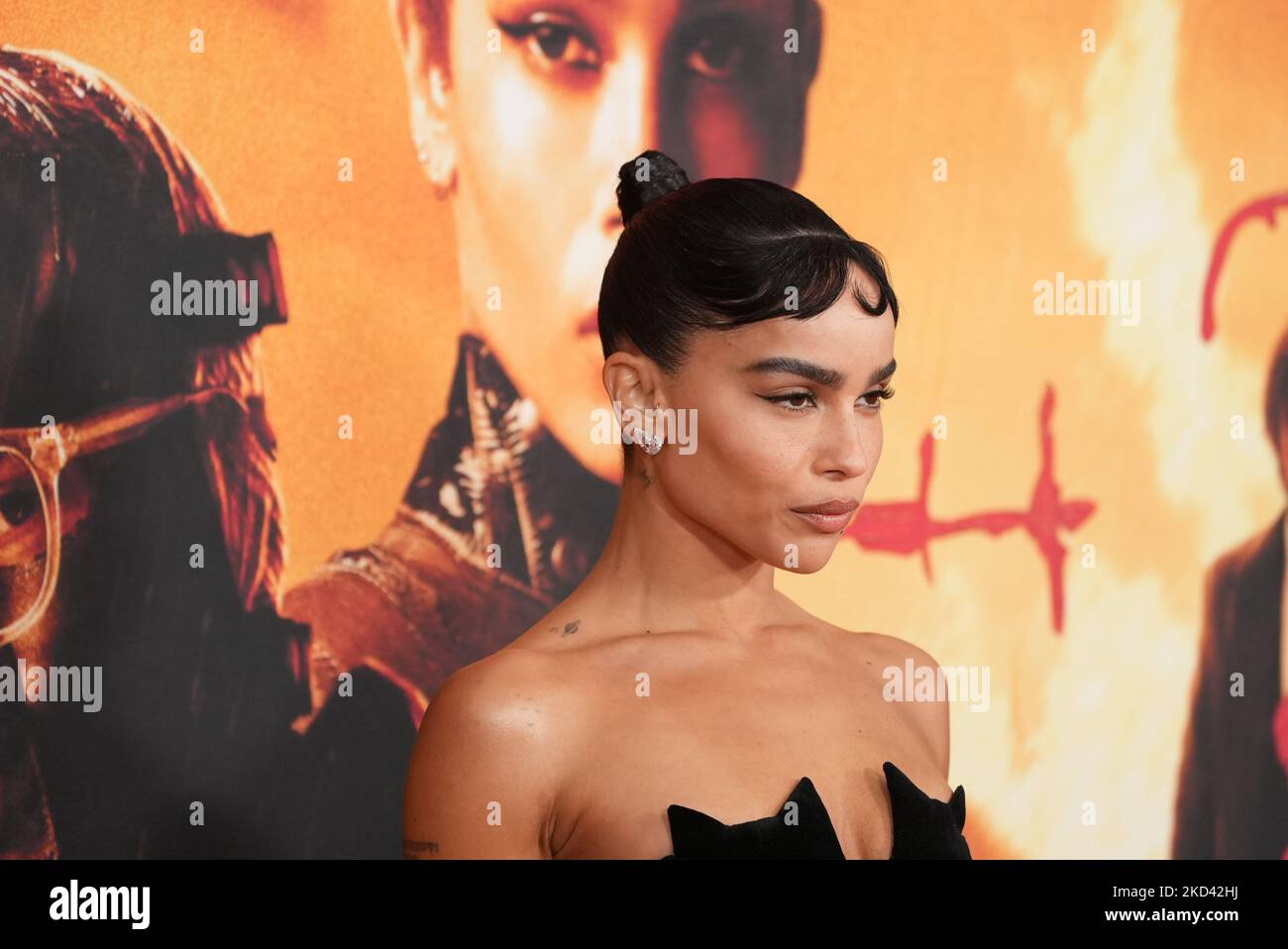 Zoë Kravitz attend the world premiere of "The Batman" at Lincoln Center ...