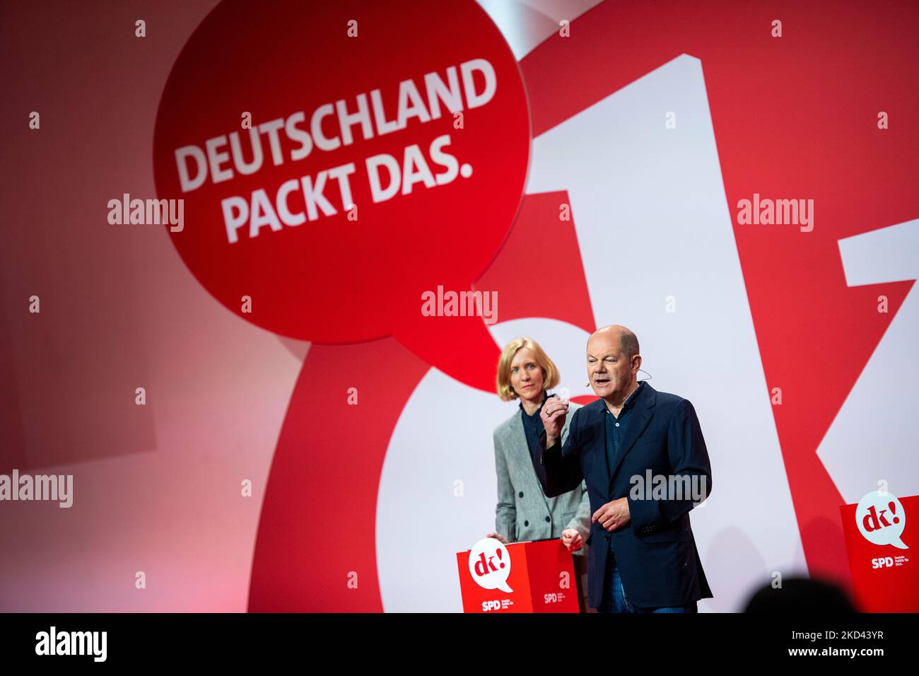 Berlin, Germany. 05th Nov, 2022. Chancellor Olaf Scholz (SPD) speaks at ...