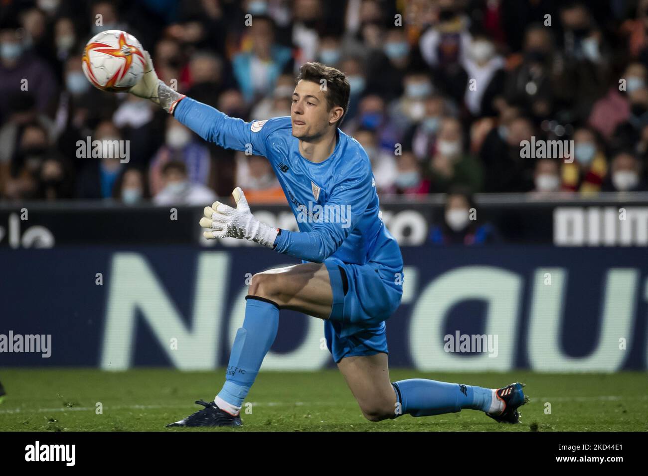 Julen Agirrezabala during spanish semifinal 2nd leg of King Cup match ...