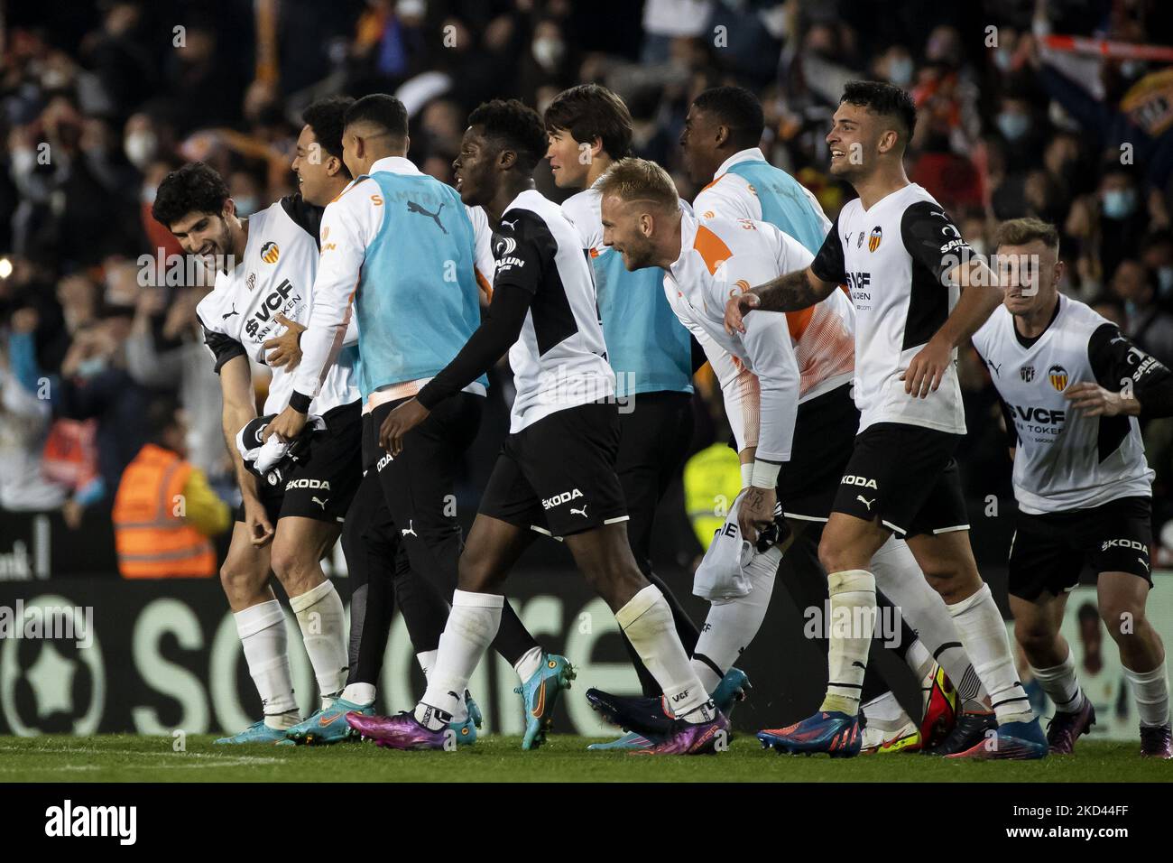 Valencia cf win 1-0 to Athletic club de Bilbao during spanish Kig Cup ...