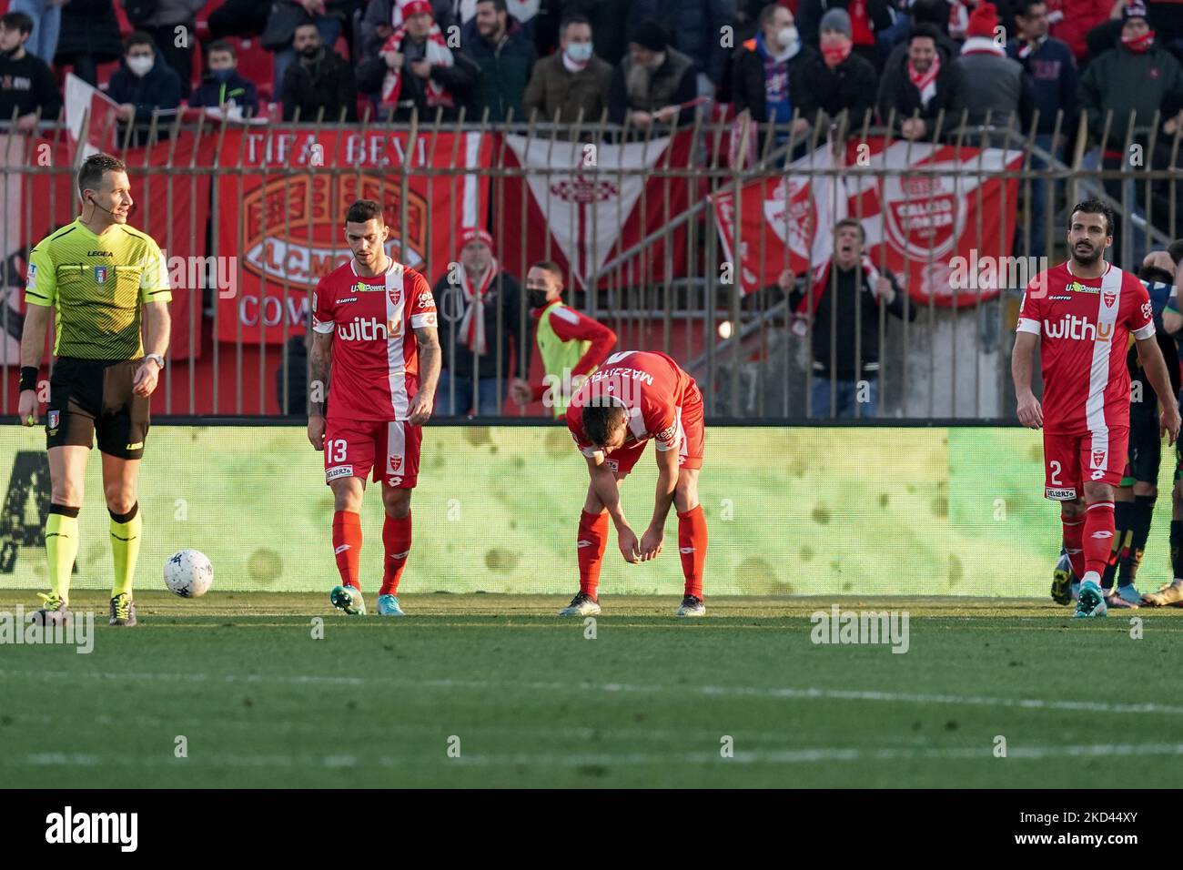 Luca Mazzitelli (#4 Monza) during AC Monza against Unione Sportiva ...