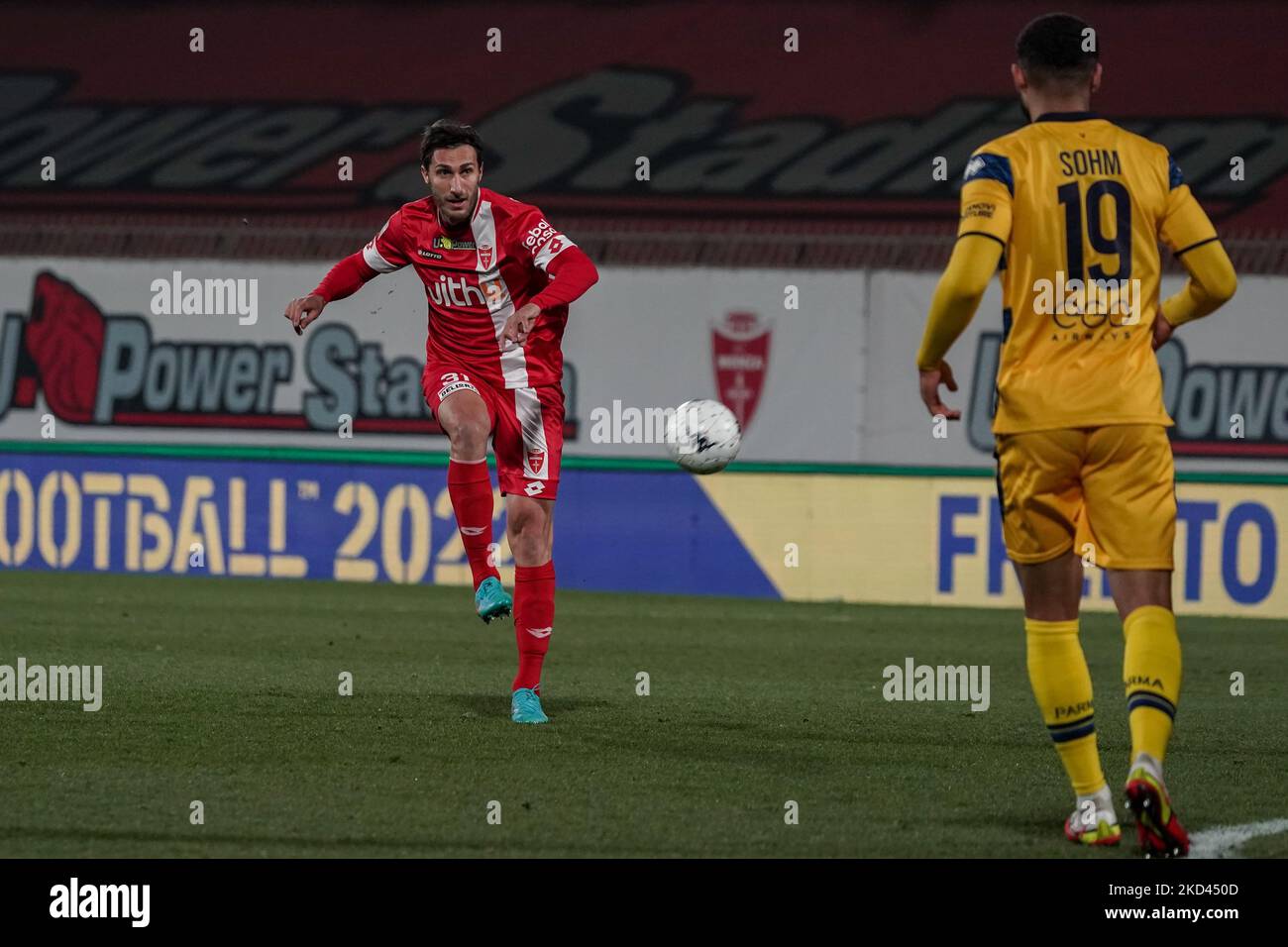 Mario Sampirisi (#31 Monza) during AC Monza against Parma Calcio 1913 ...