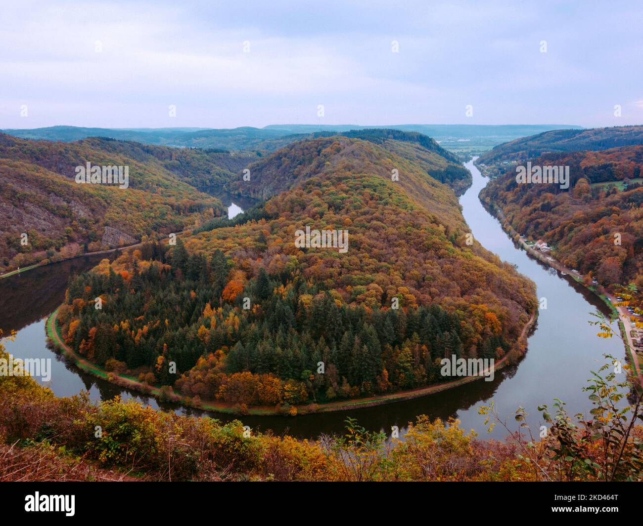 Saarschleife in Mettlach/Germany Stock Photo - Alamy