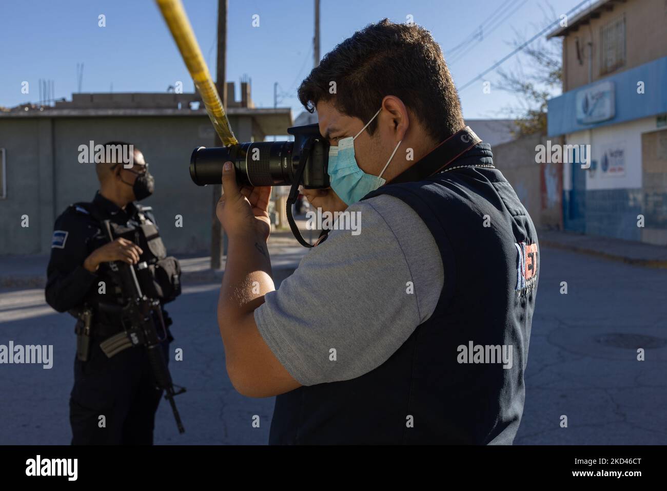 Gabriel Barraza Journalist in Ciudad Juarez Chihuahua Mexico, on March ...