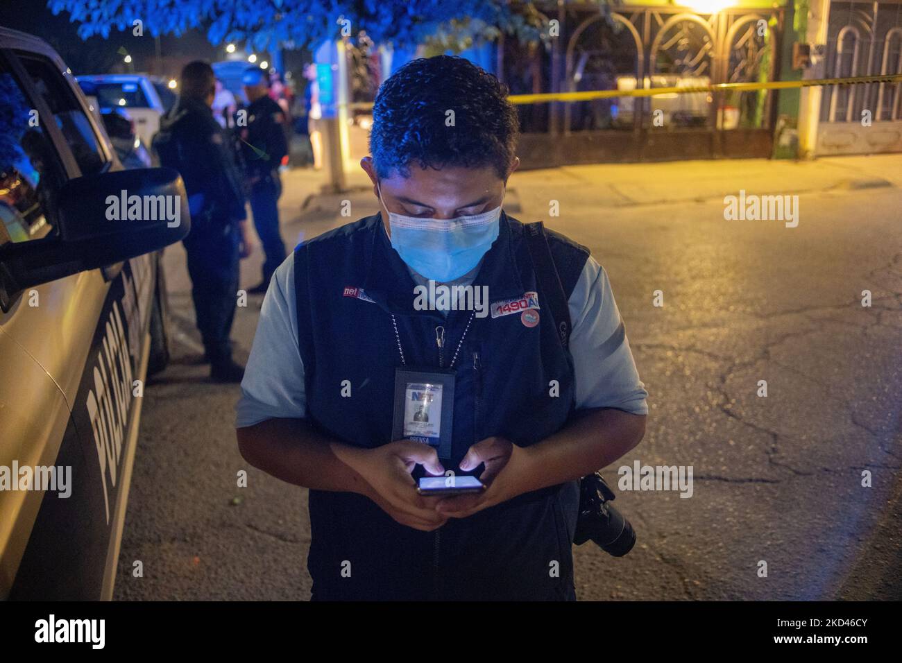 Gabriel Barraza Journalist in Ciudad Juarez Chihuahua Mexico, on March ...