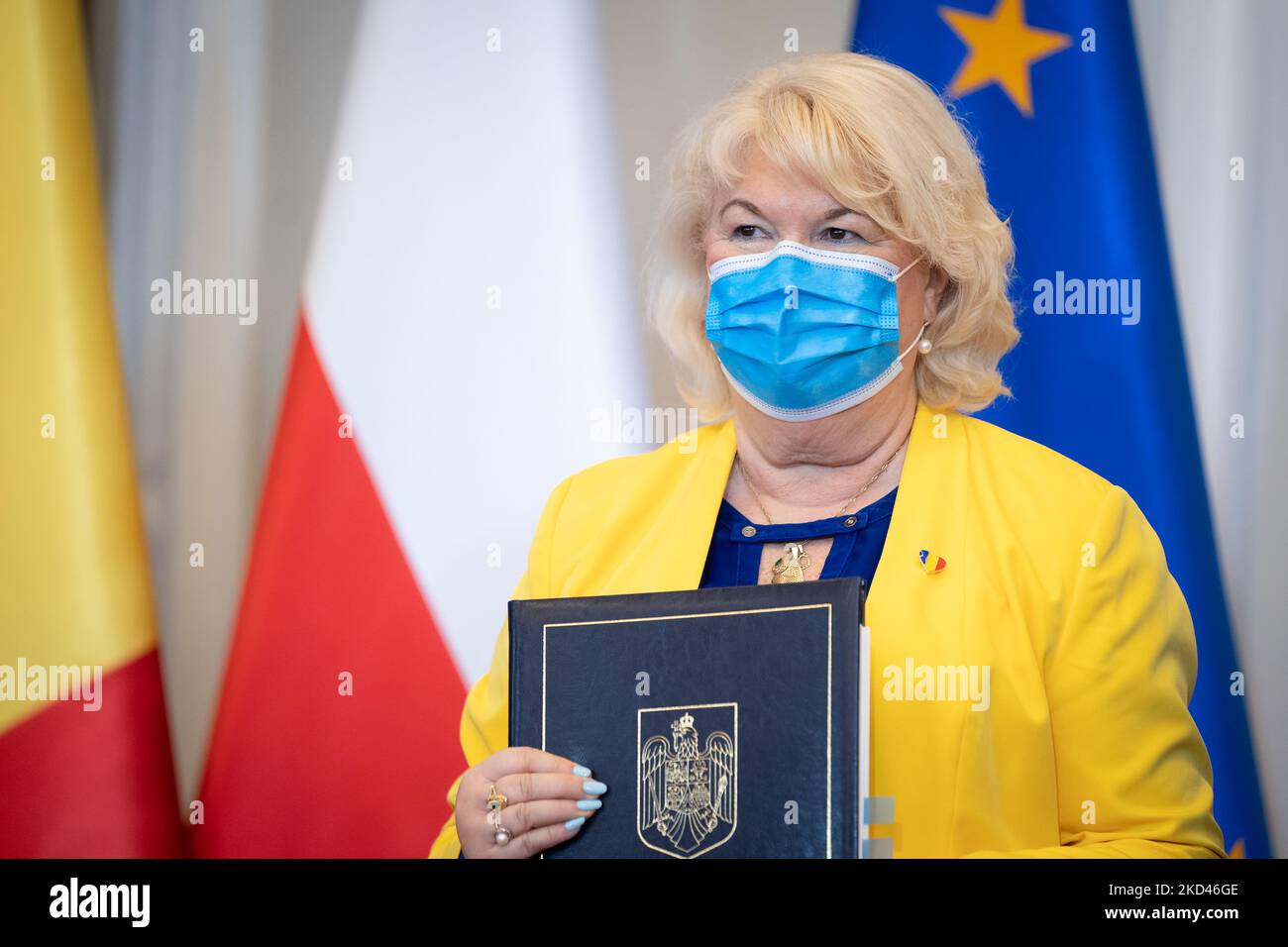 Daniela Nicolescu during the Polish-Romanian intergovernmental ...