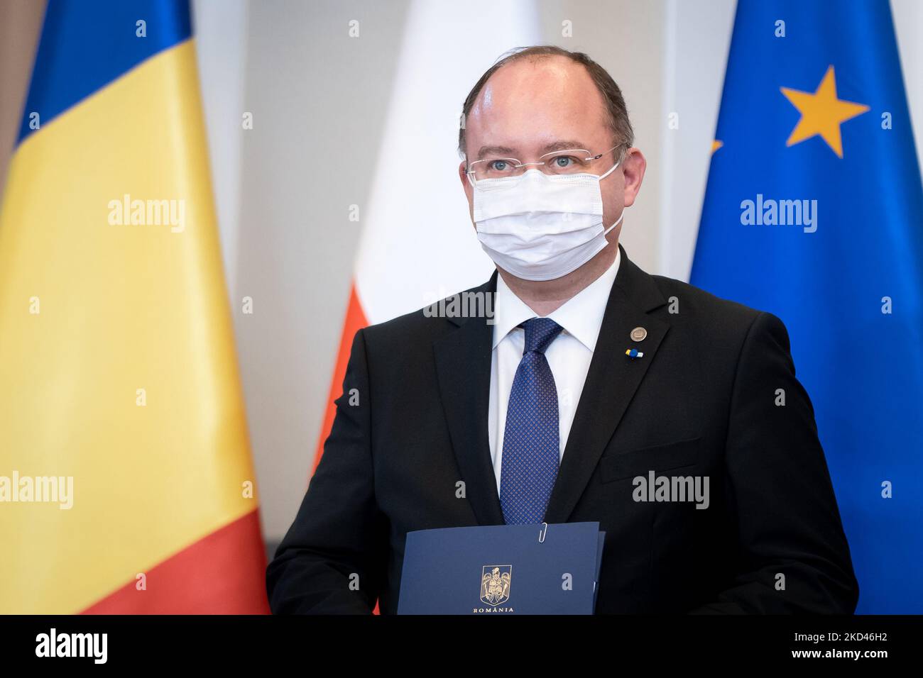 Romanian Minister of Foreign Affairs Bogdan Aurescu during the Polish ...