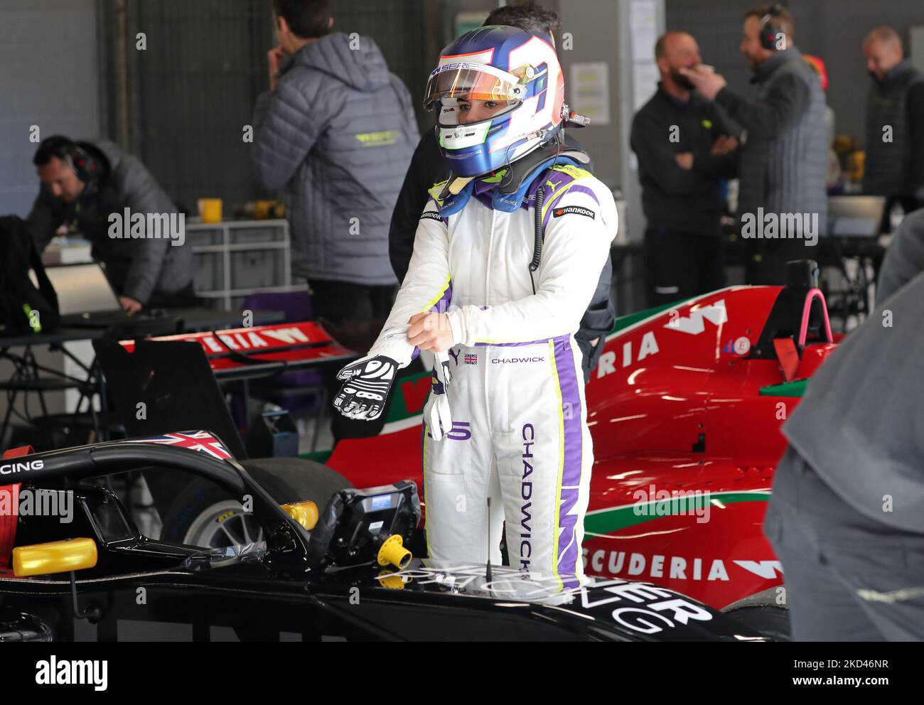 Jamie Chadwick, from Veloce Racing, during the W Series testing at the ...
