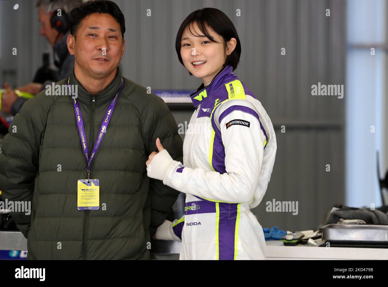 Juju Noda during the W Series testing at the Barcelona-Catalunya ...