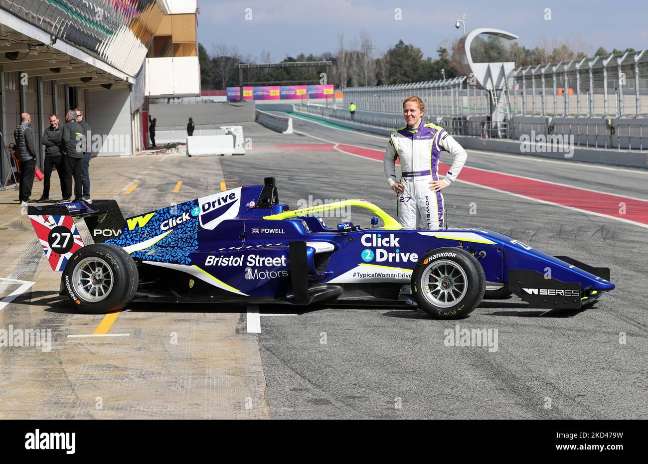 Alice Powell during the W Series testing at the Barcelona-Catalunya ...