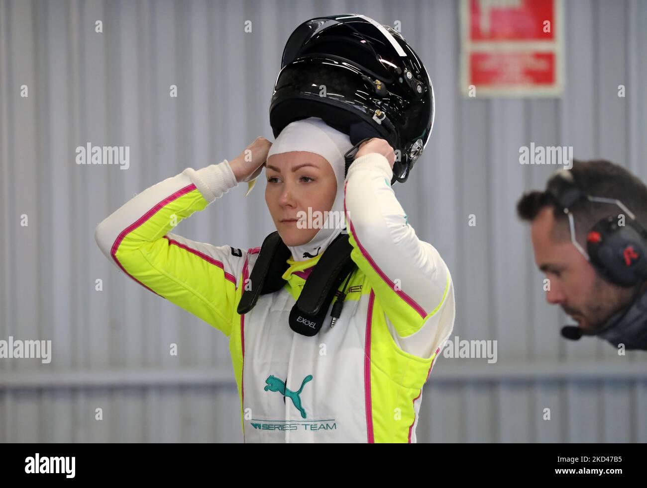 Emma Kimilainen during the W Series testing at the Barcelona-Catalunya ...