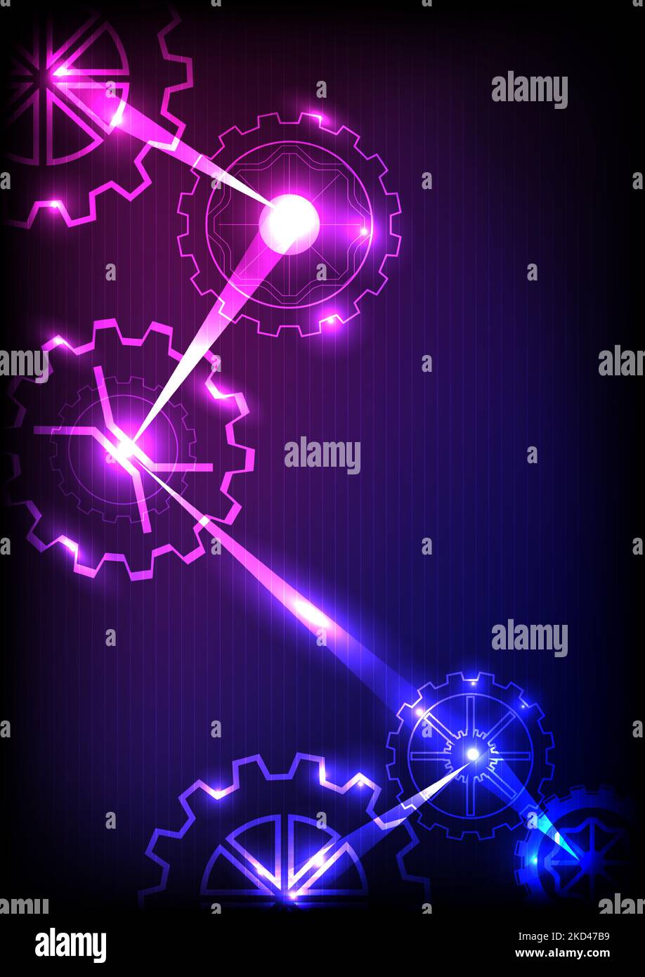 Christmas abstract backgrounds system control mechanical gears working art design pattern ...