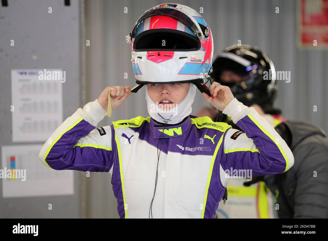 Sarah Moore during the W Series testing at the Barcelona-Catalunya ...