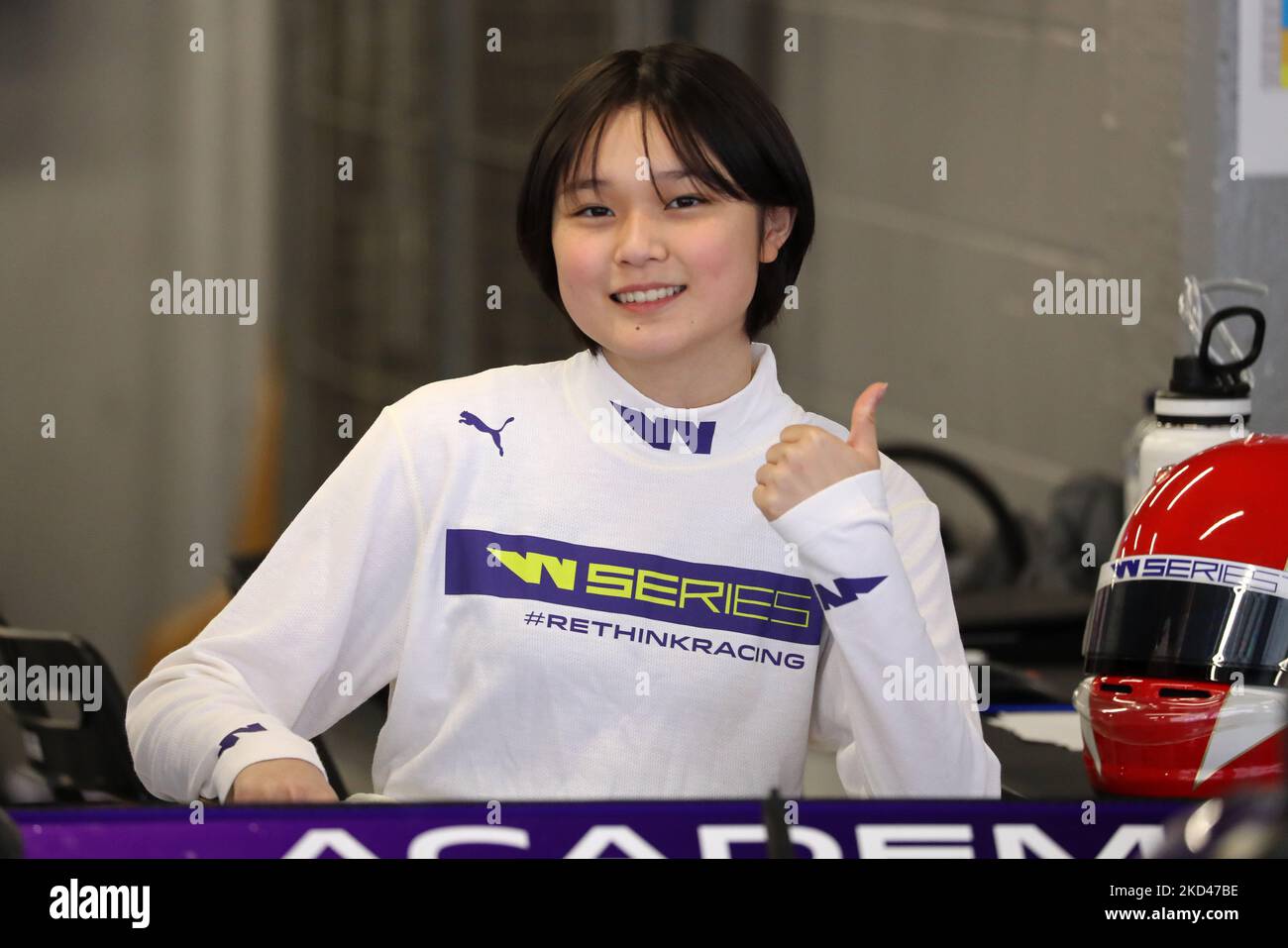 Juju Noda during the W Series testing at the Barcelona-Catalunya ...