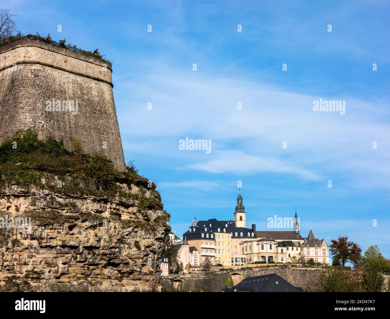 Luxembourg historic centre and fortifications Stock Photo - Alamy