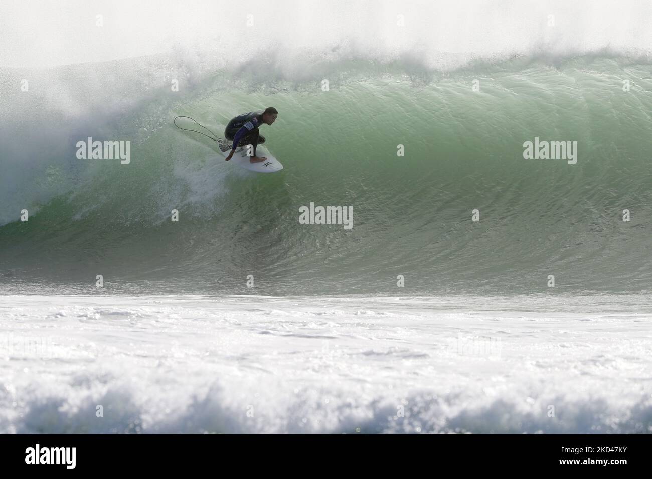 Surfer Connor O'Leary of Australia competes during the MEO Pro Portugal ...