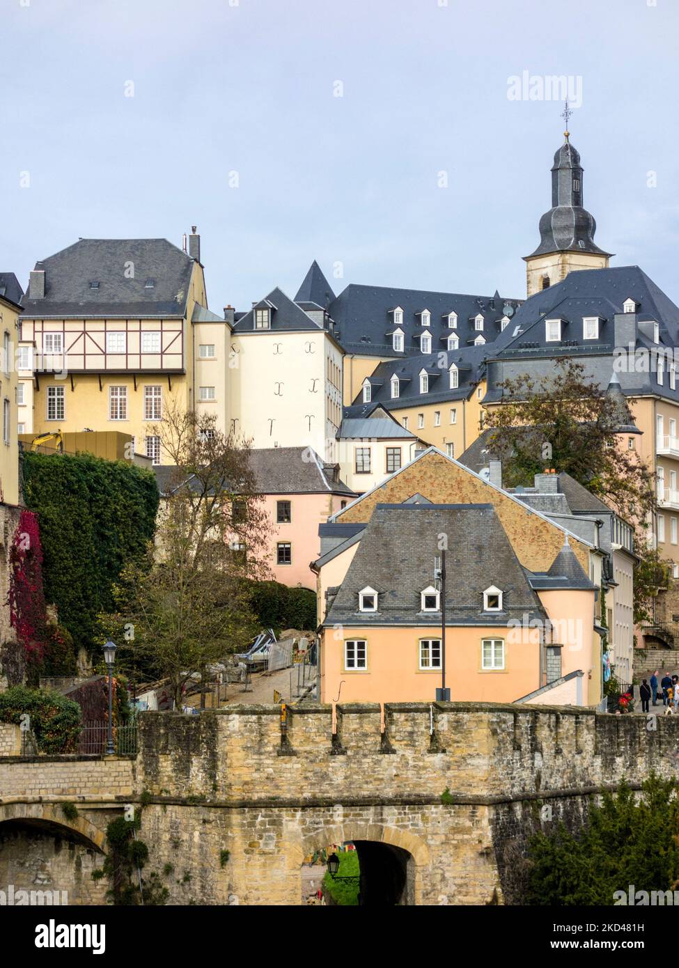 Luxembourg cityscape with historic centre Stock Photo - Alamy