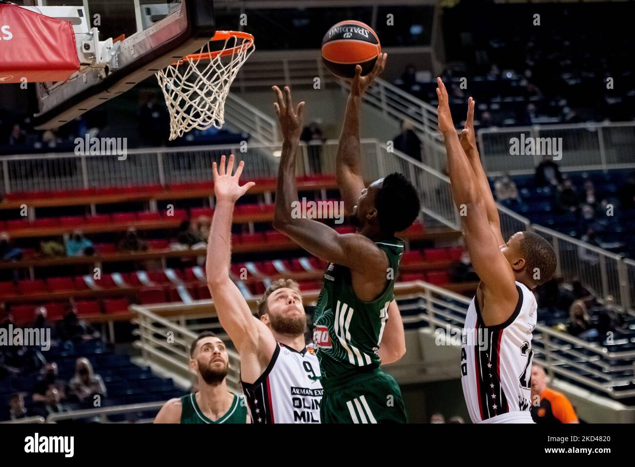 Okaro White (15) in action during the Turkish Airlines EuroLeague ...