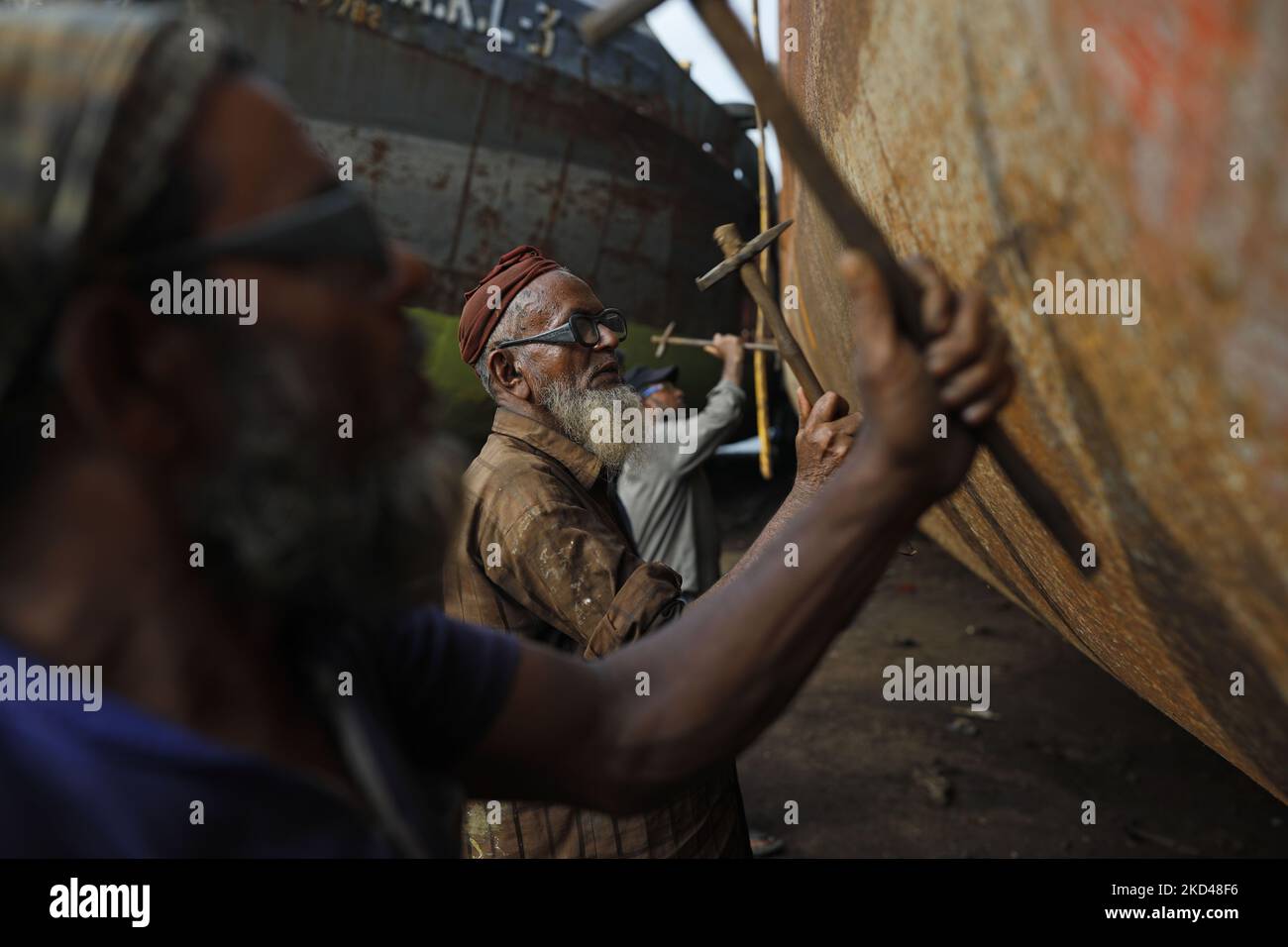 Ship building industry in Bangladesh spreading rapidly where workers ...