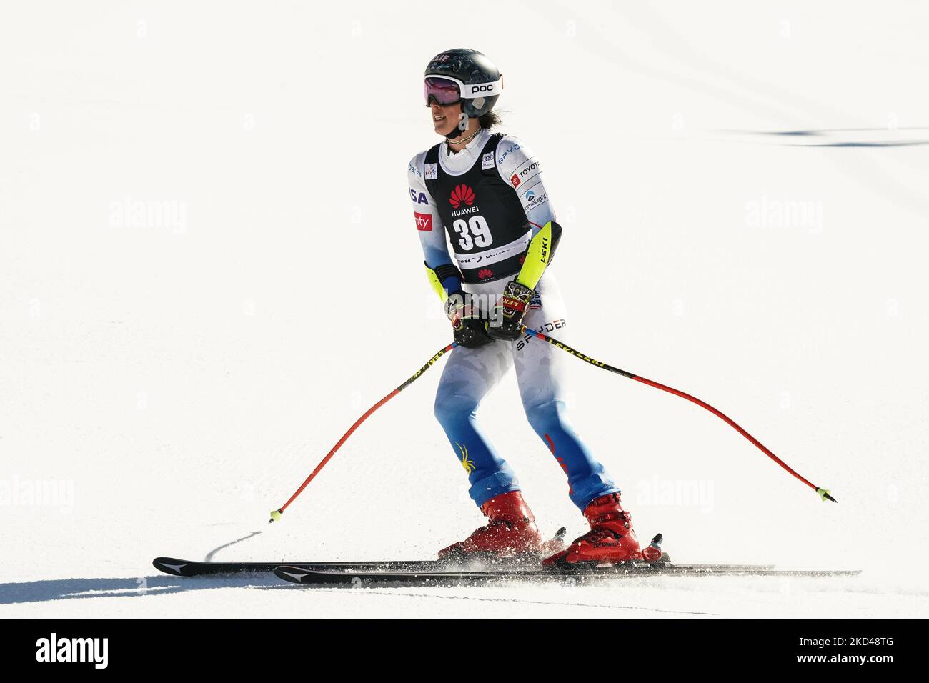 FIS Ski World Cup: Lenzerheide Super G Women, Isabella Wright (United ...