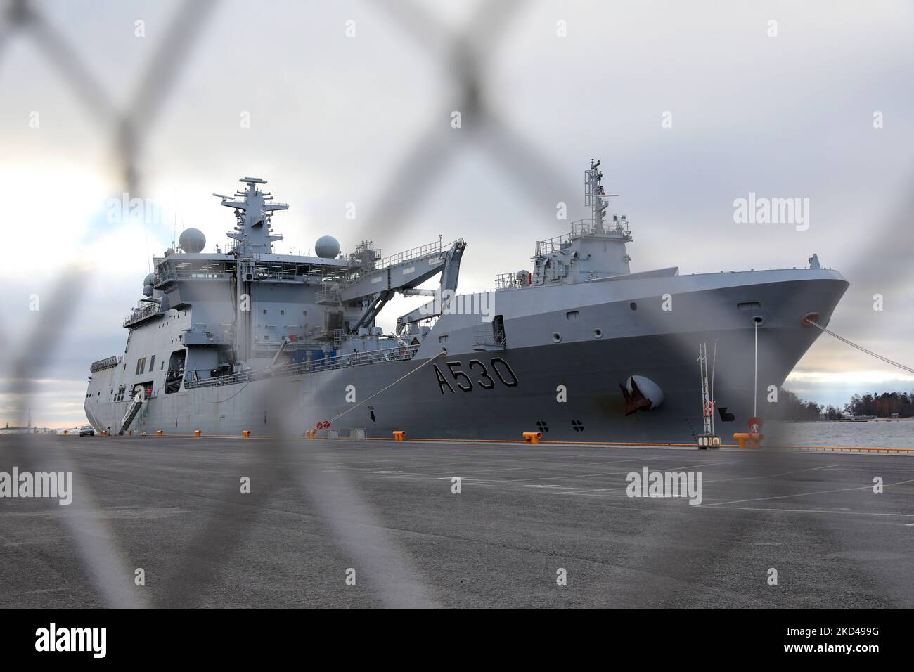 Helsinki, Finland. 05th Nov, 2022. Supply ship HNOMS Maud of the Royal ...