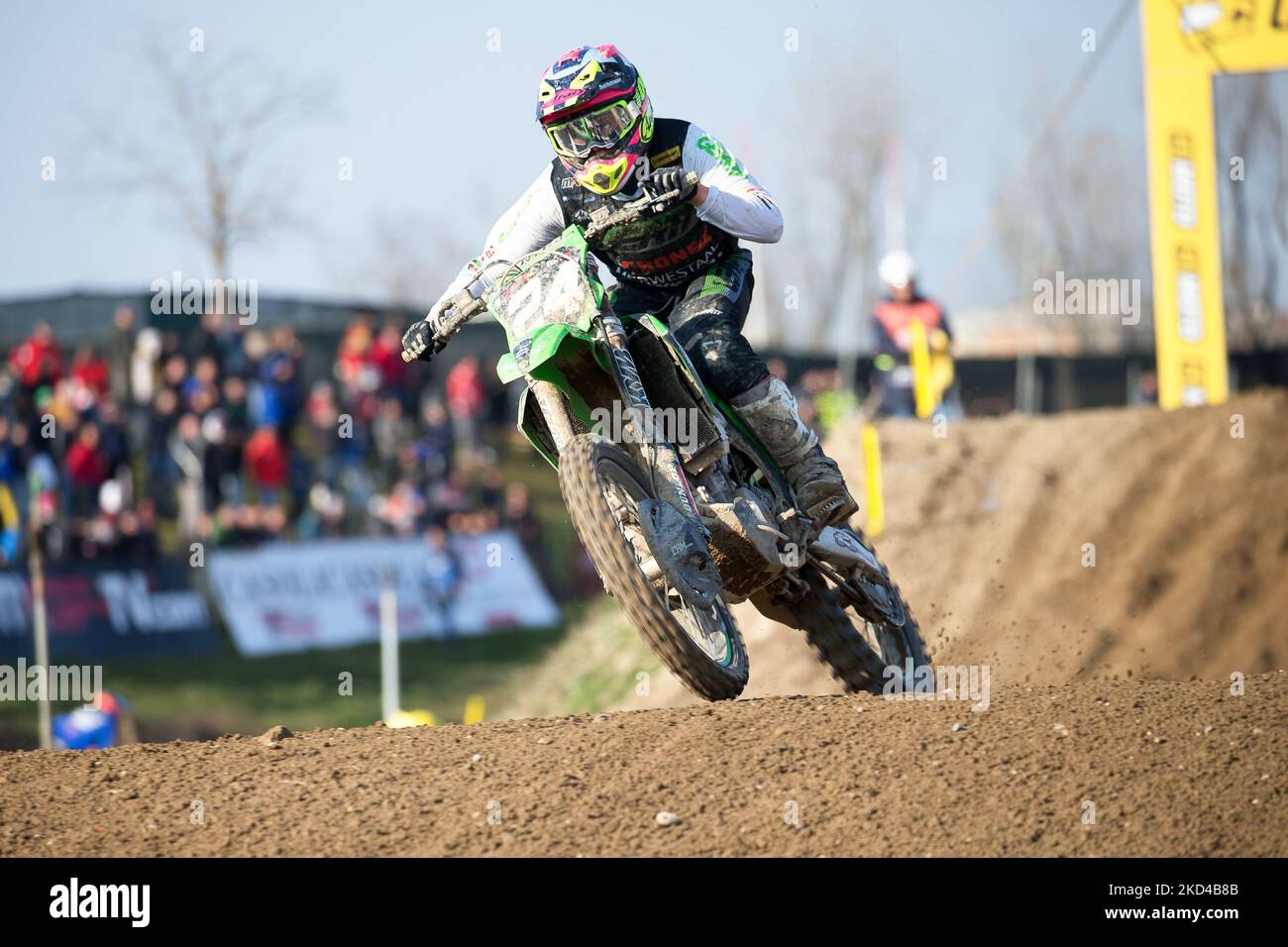 24 HORGMO KEVIN (F&H Racing Team Kawasaki) during the 2022 FIM MX2 ...