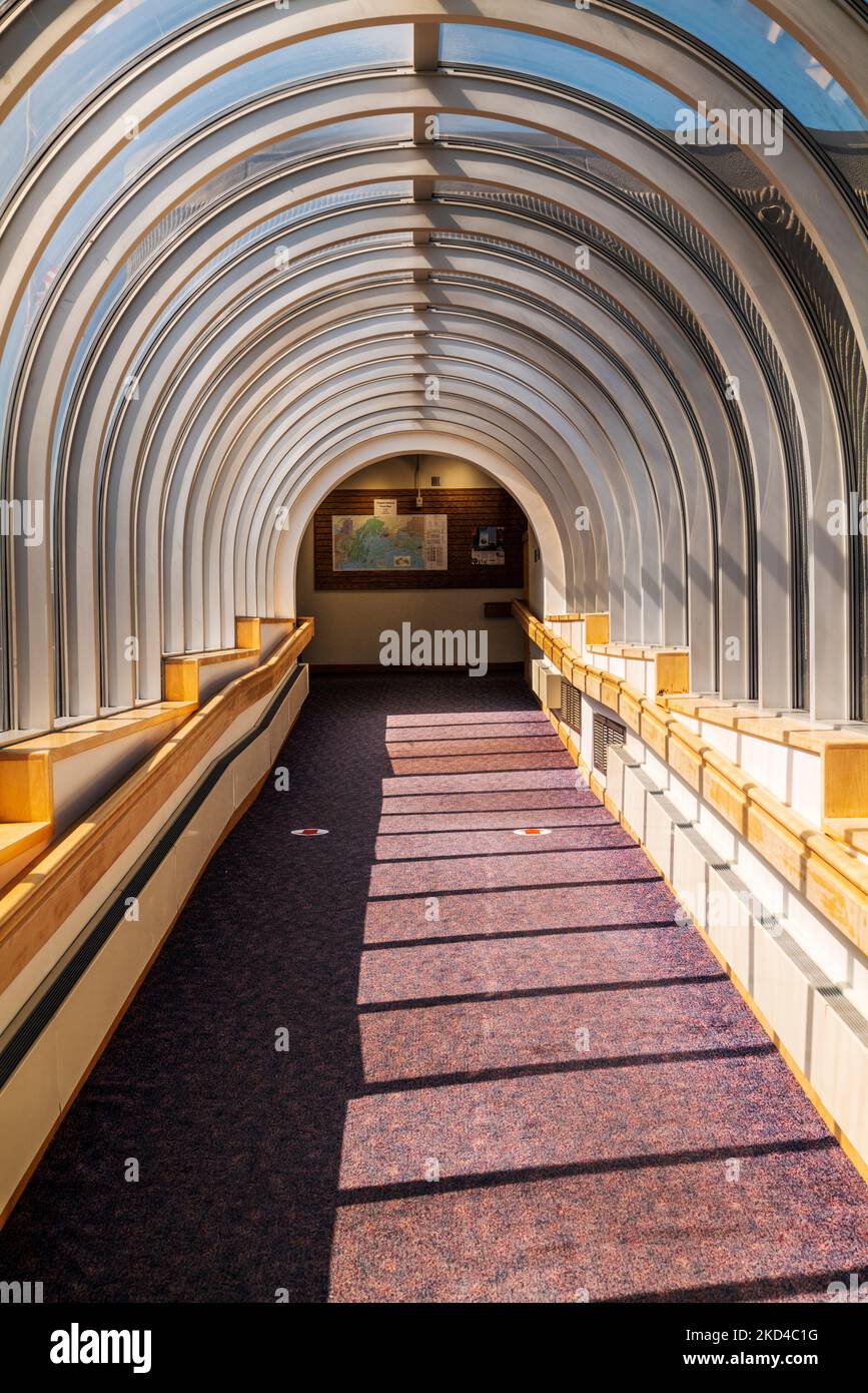 Interior; Boggs Visitor Center; Portage Lake; Chugach National Forest ...