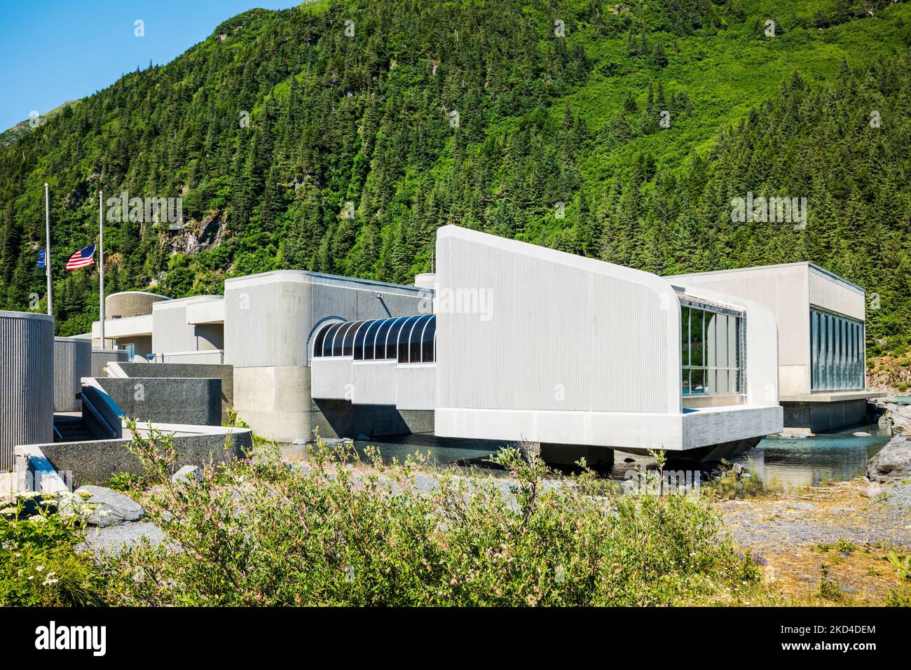 Exterior; Boggs Visitor Center; Portage Lake; Chugach National Forest ...