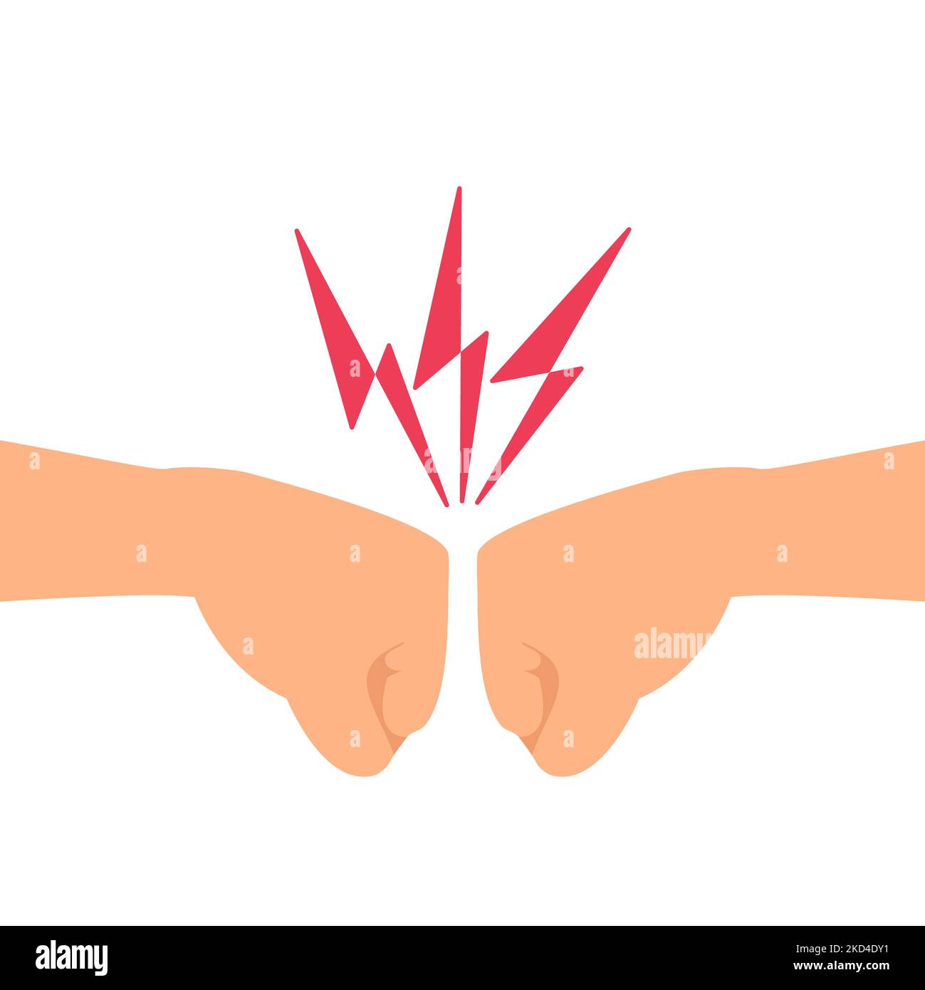 Conflict, conceptual illustration Stock Photo - Alamy