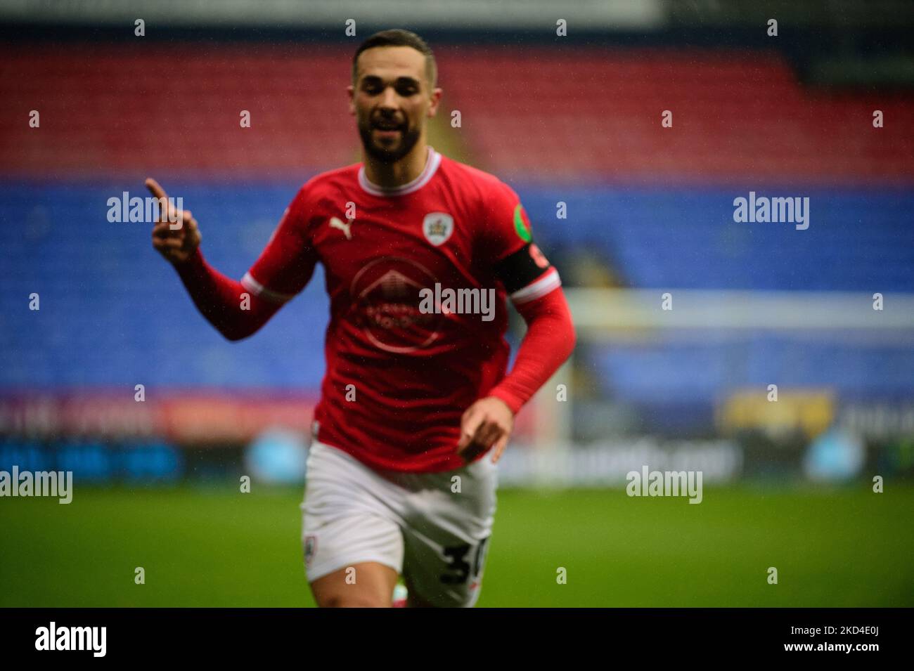 during the FA Cup 1st Round match between Bolton Wanderers and Barnsley ...
