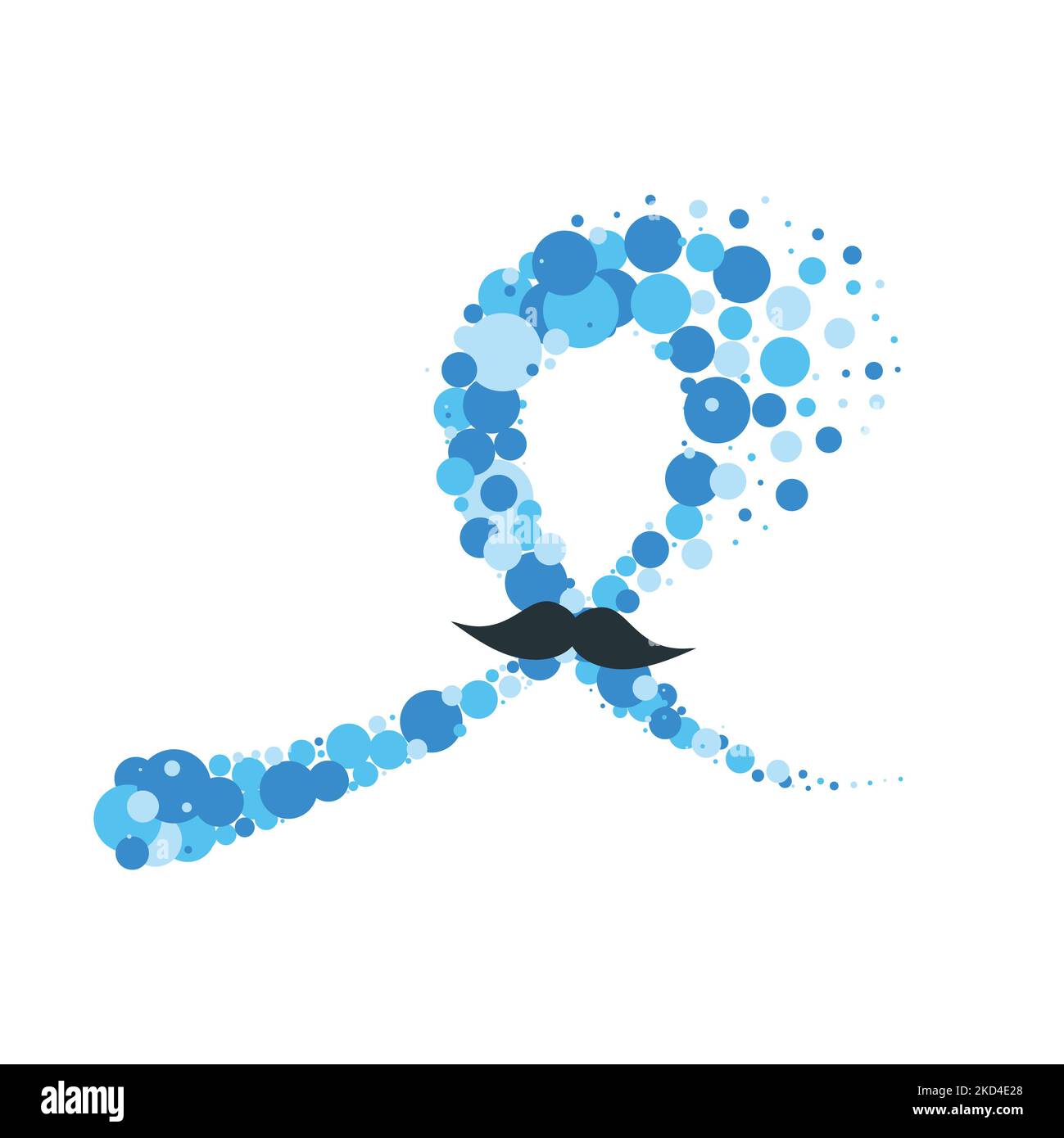 Design prostate cancer awareness Cut Out Stock Images & Pictures - Alamy