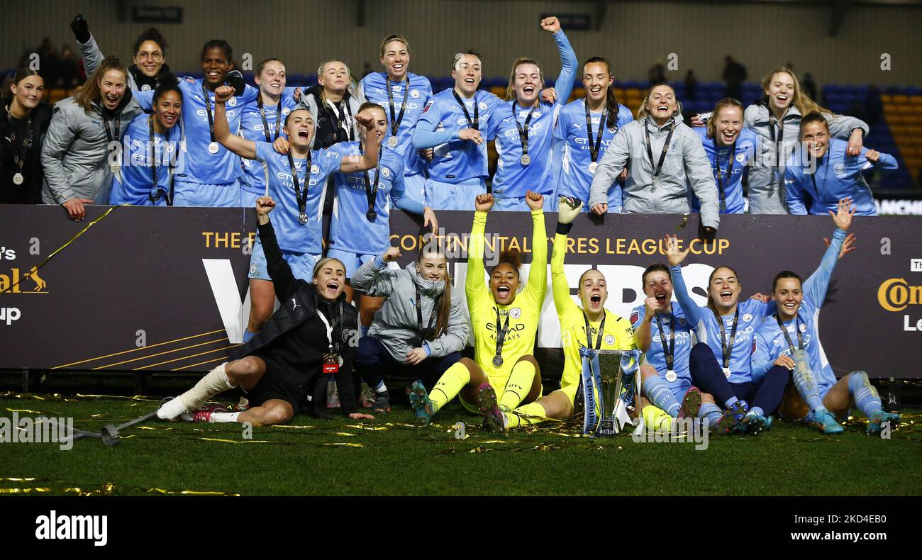 Steph Houghton Ellie Roebuck Khiara Keating Of Manchester City