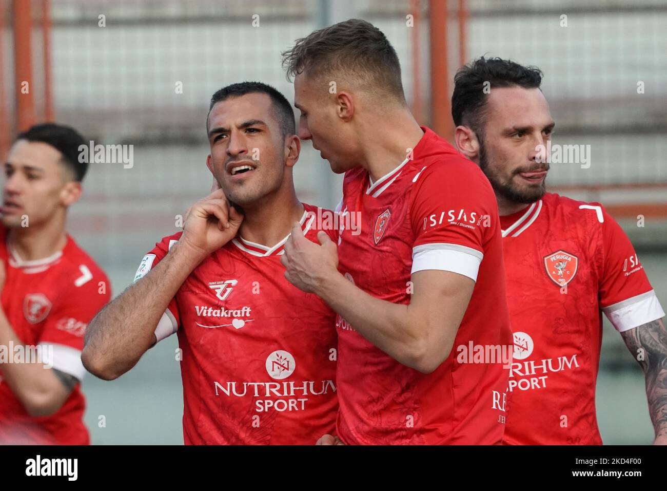 olivieri marco (n.11 perugia calcio) exultation 1-0 during the Italian ...