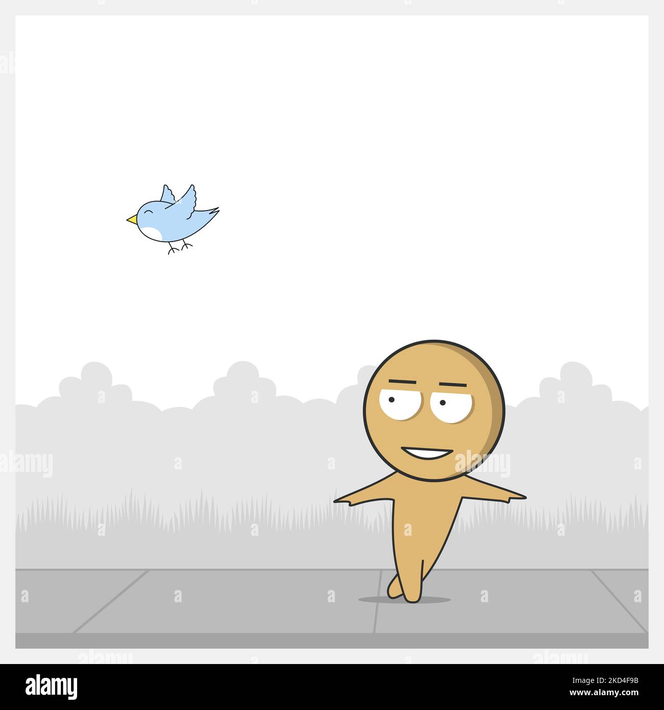 Man bench alone Stock Vector Images - Alamy