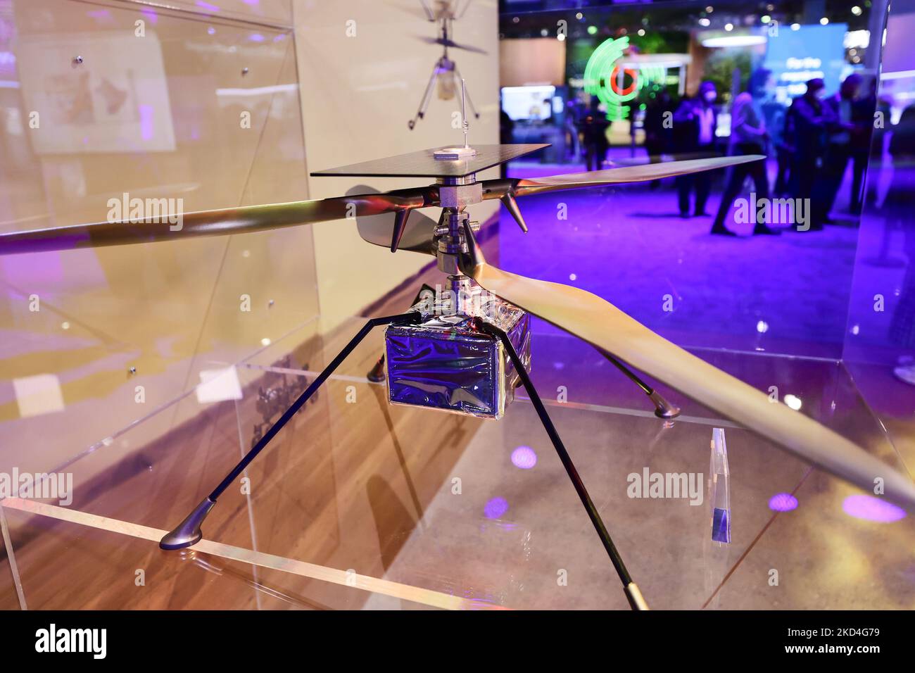 Ingenuity, the first helicopter to fly on another planet, owned by NASA ...