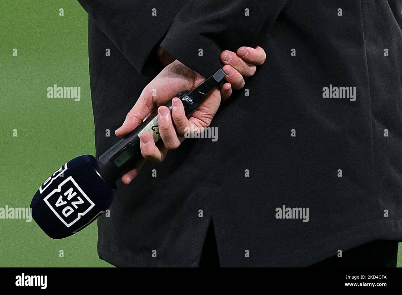 DAZN Microphone during the Serie A match between SSC Napoli and AC ...