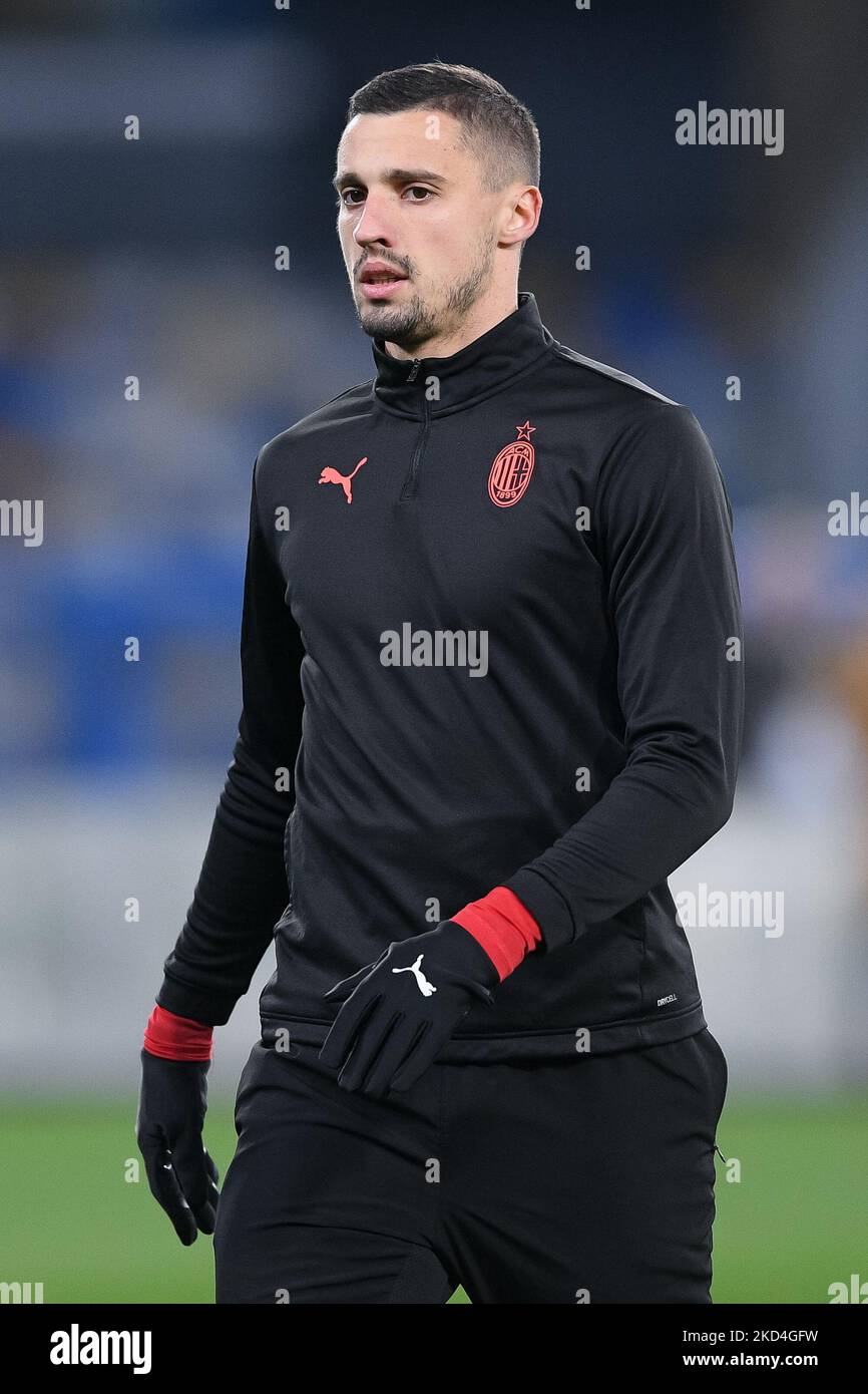 Rade Krunic of AC Milan looks on during the Serie A match between SSC ...
