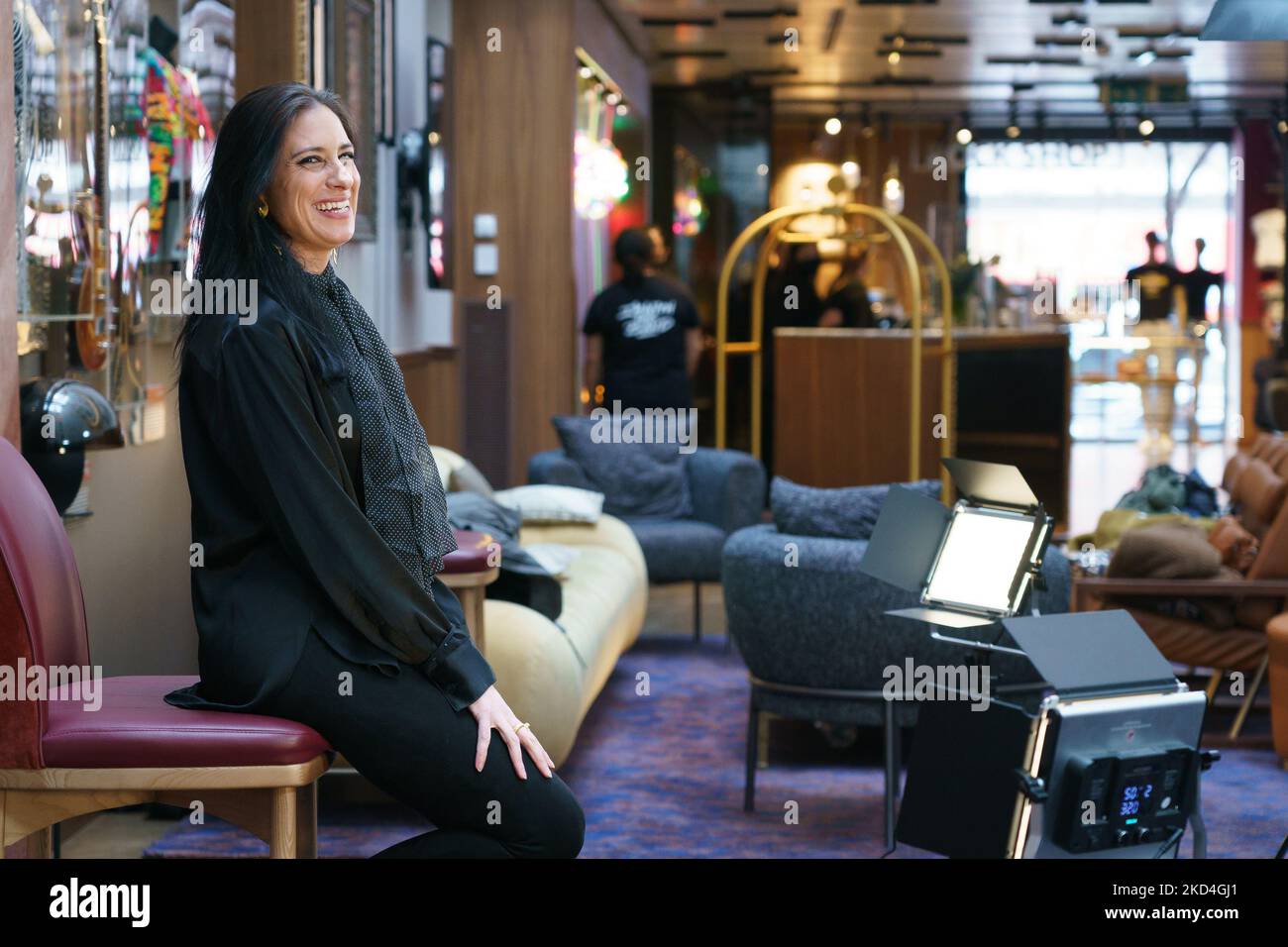 Maria Pelae presents her new album ''La Folclorica'' in Madrid, Spain ...