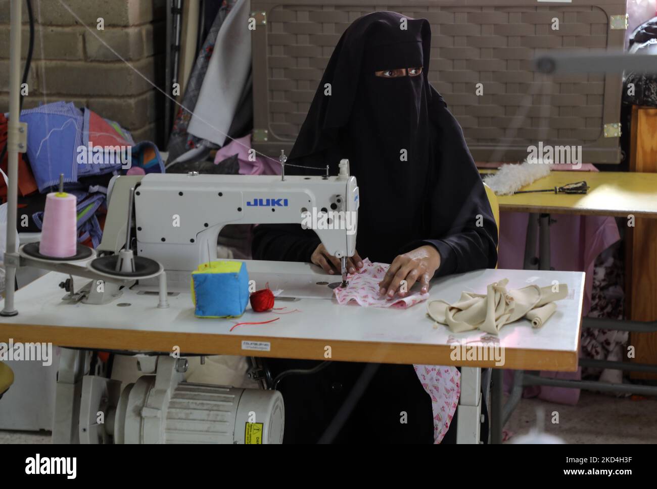 Palestinian women make doll toys at Zeina Association and Cooperative ...
