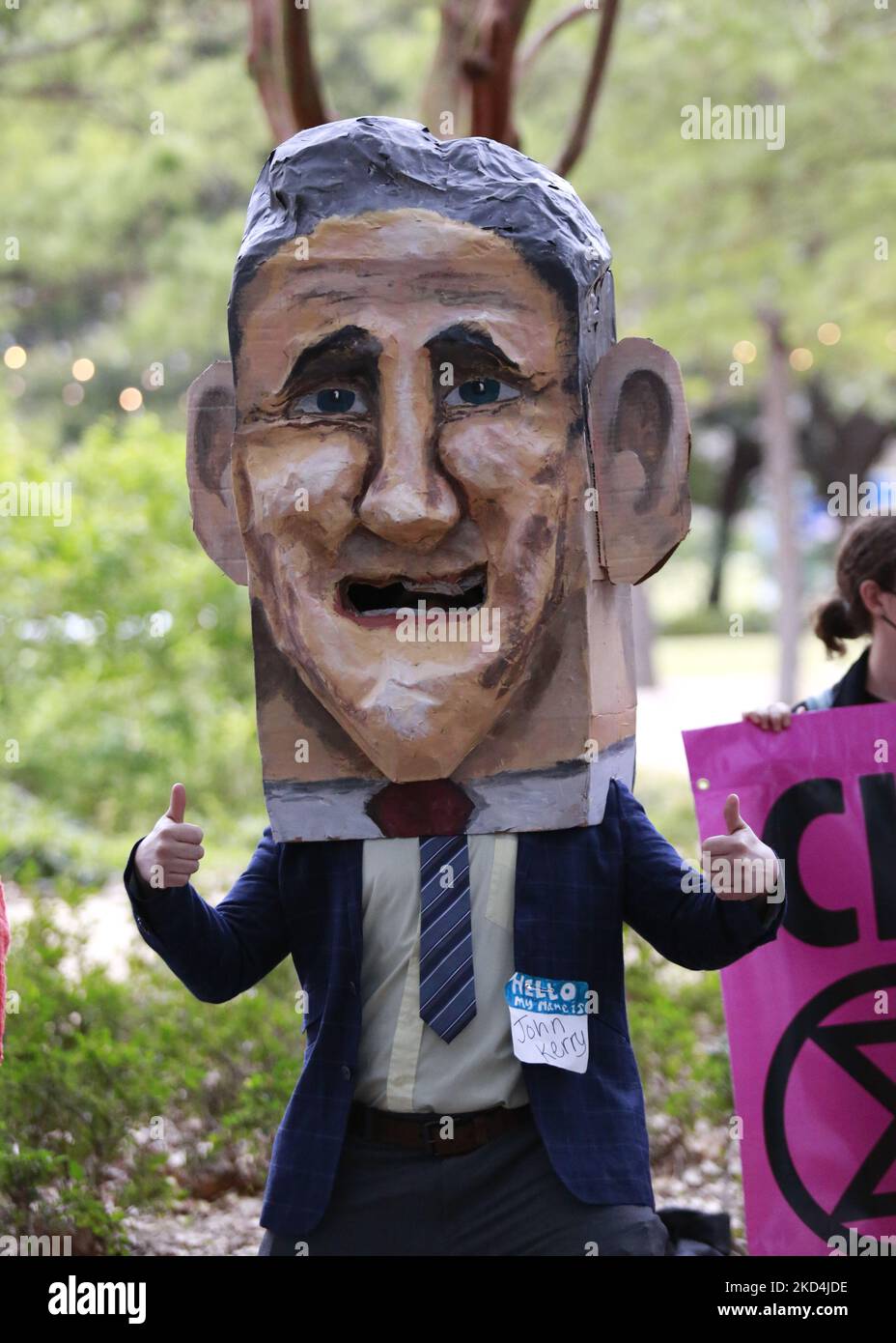 Large john kerry mask hi-res stock photography and images - Alamy