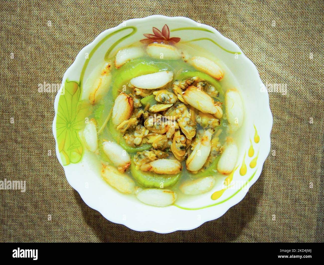 A top view closeup of a delicious traditional dish on a table Stock ...