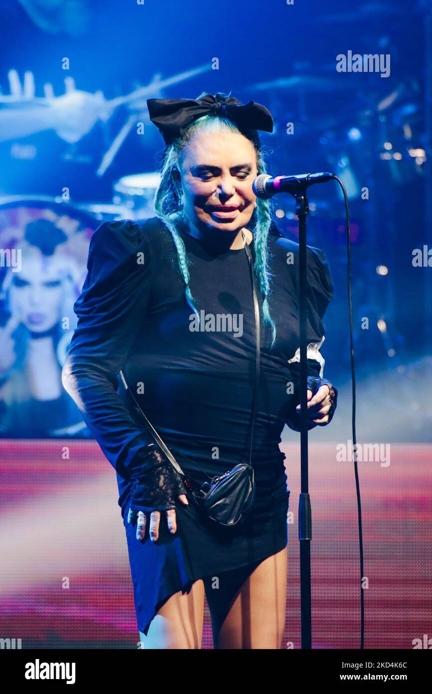 Loredana Berte performs live for the Manifesto Tour 2022 at Repower ...