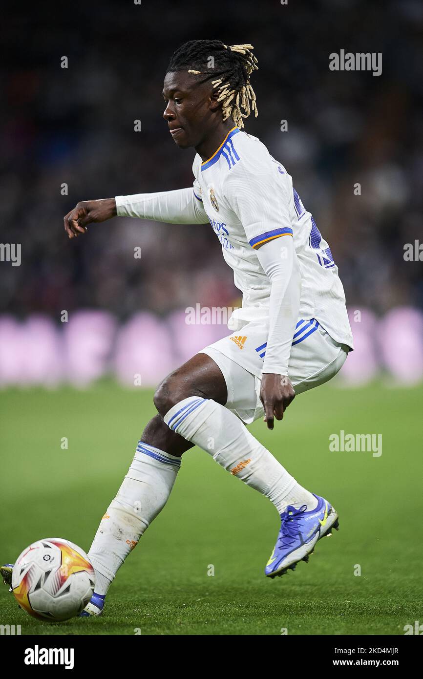 Eduardo Camavinga of Real Madrid during the La Liga Santander match ...