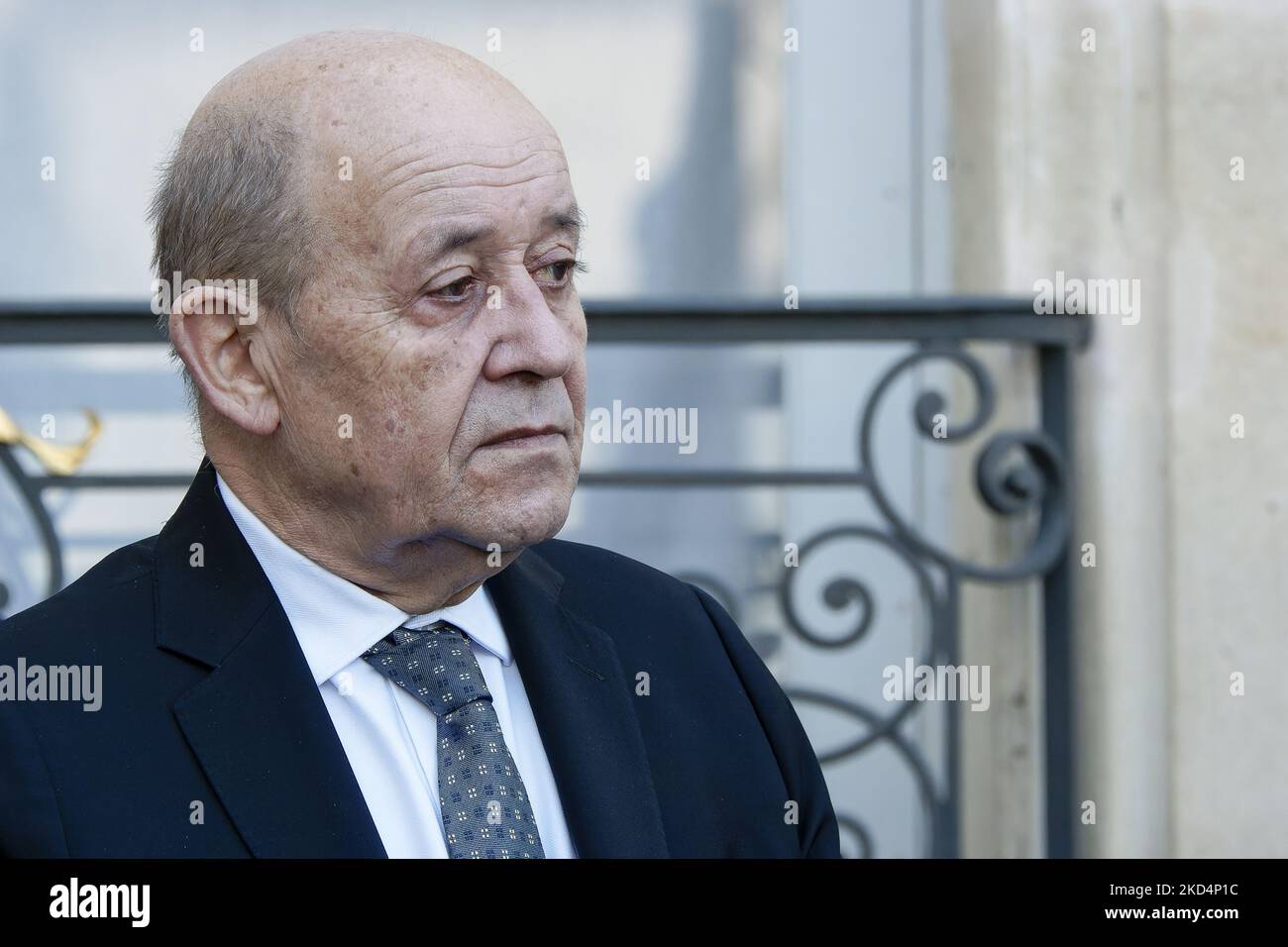 Le drian macron hi-res stock photography and images - Alamy