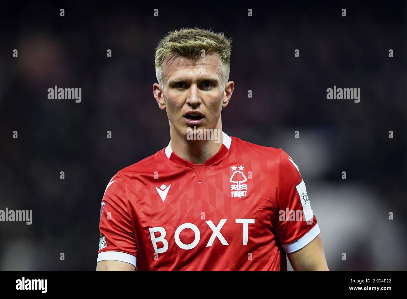 Sam Surrage of Nottingham Forest during the FA Cup match between ...