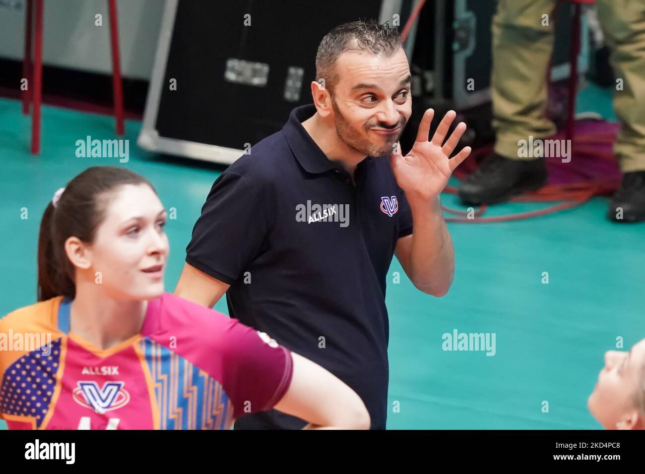 Marco Gaspari Head Coach of Vero Volley Monza during Vero Volley Monza ...