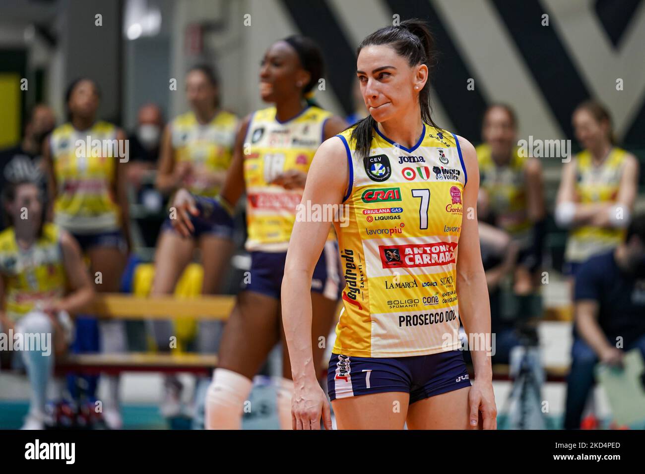 Raphaela Folie of Imoco Volley Conegliano during Vero Volley Monza ...