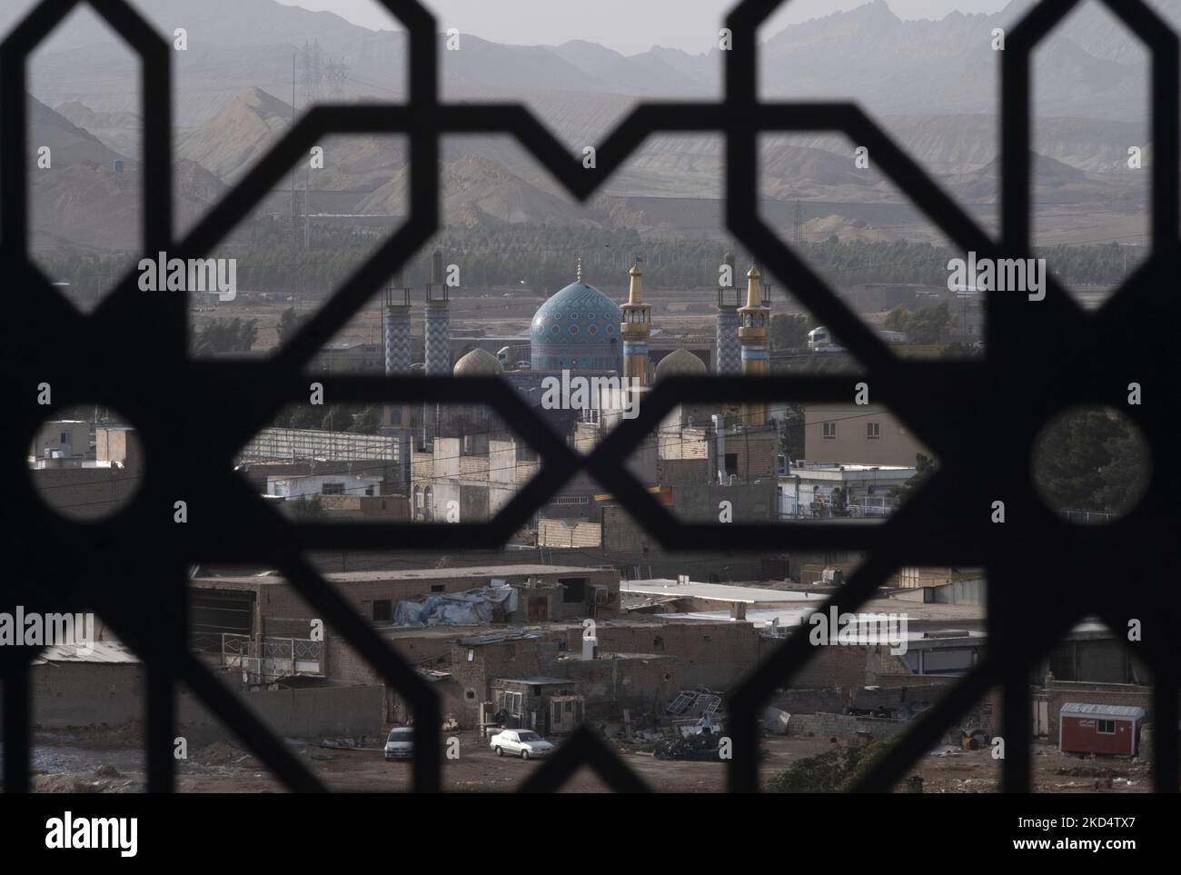 A general view of a mosque in the holy city of Qom 145Km (90 miles ...