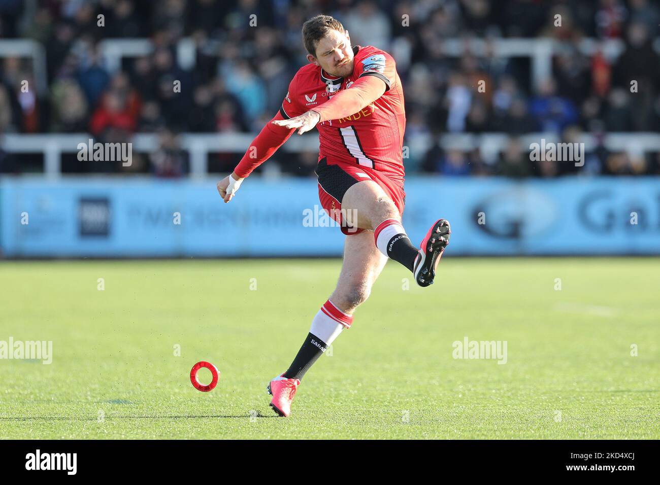 Alex Goode of Saracens during the Gallagher Premiership match between ...