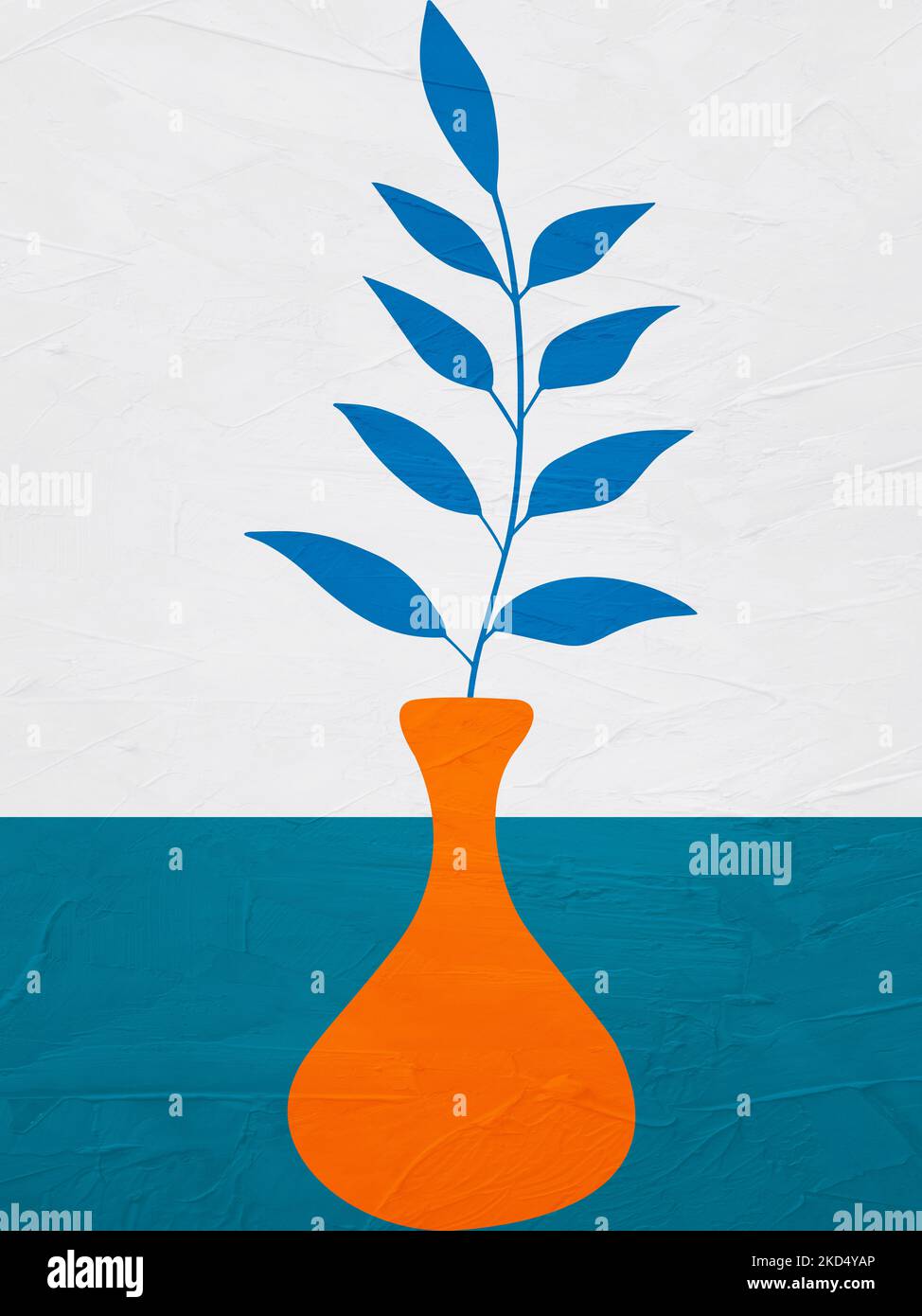 beautiful colorful botanical floral art, nature leaves and flowers ...